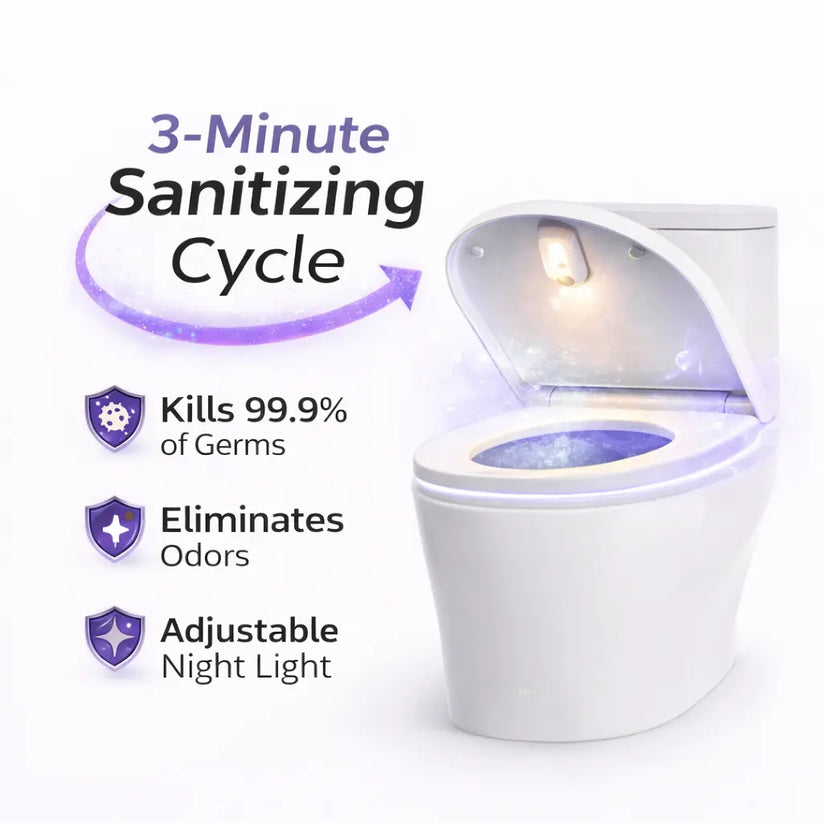 Self Cleaning UV Toilet Sanitizer & Night Light – Nolara