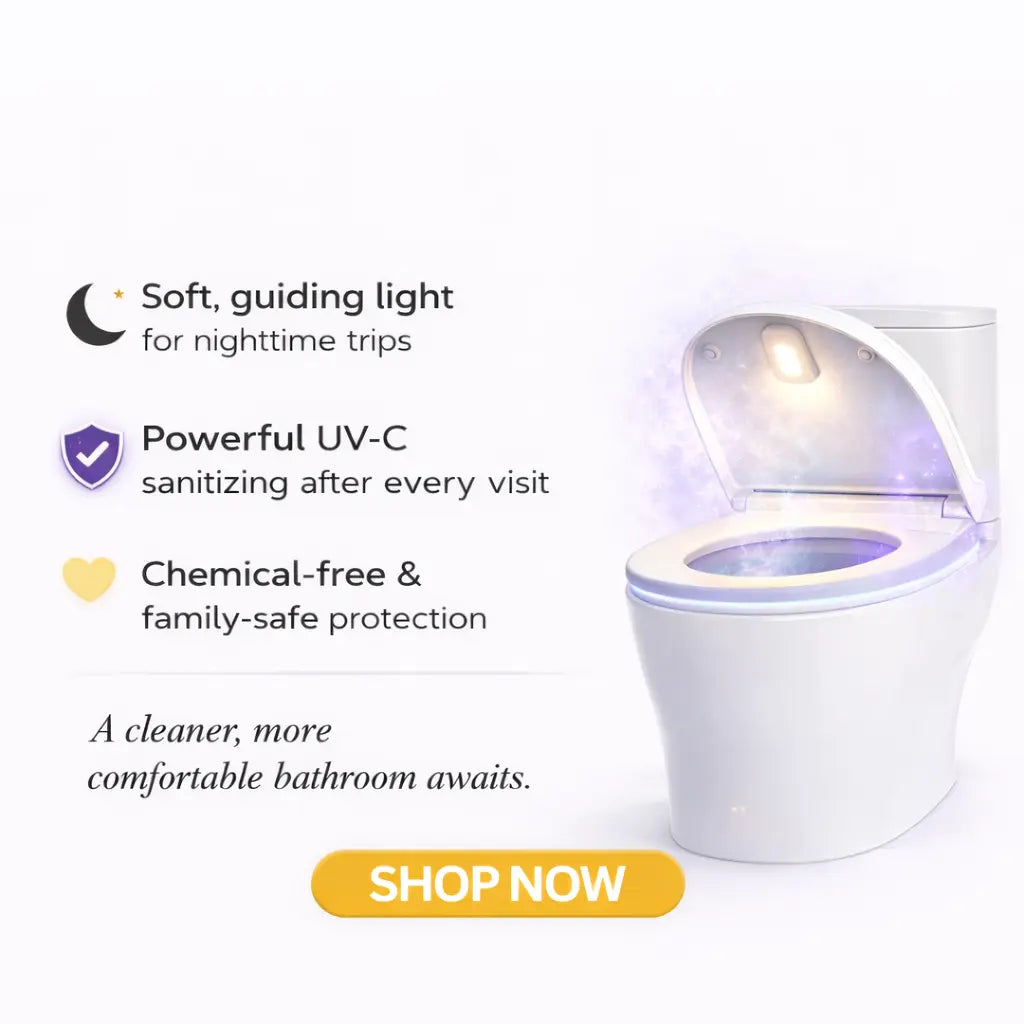 Self Cleaning UV Toilet Sanitizer & Night Light – Nolara